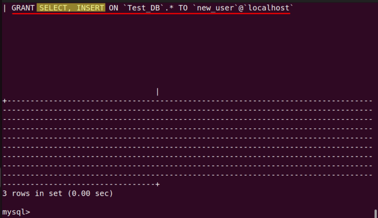 How To Create A New User And Grant Permissions In Mysql Greenwebpage