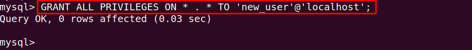 How to Create a New User and Grant Permissions in MySQL - Greenwebpage ...