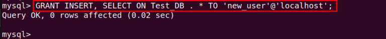 How to Create a New User and Grant Permissions in MySQL - Greenwebpage ...