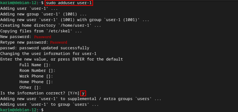 How to Add and Delete Users in Debian 12 - Greenwebpage Community