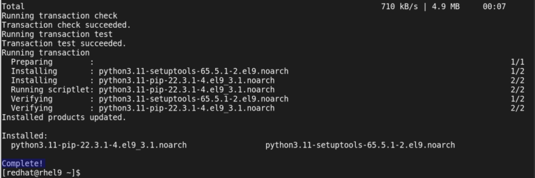 How to Install Python on Red Hat Enterprise Linux 9 - Greenwebpage ...
