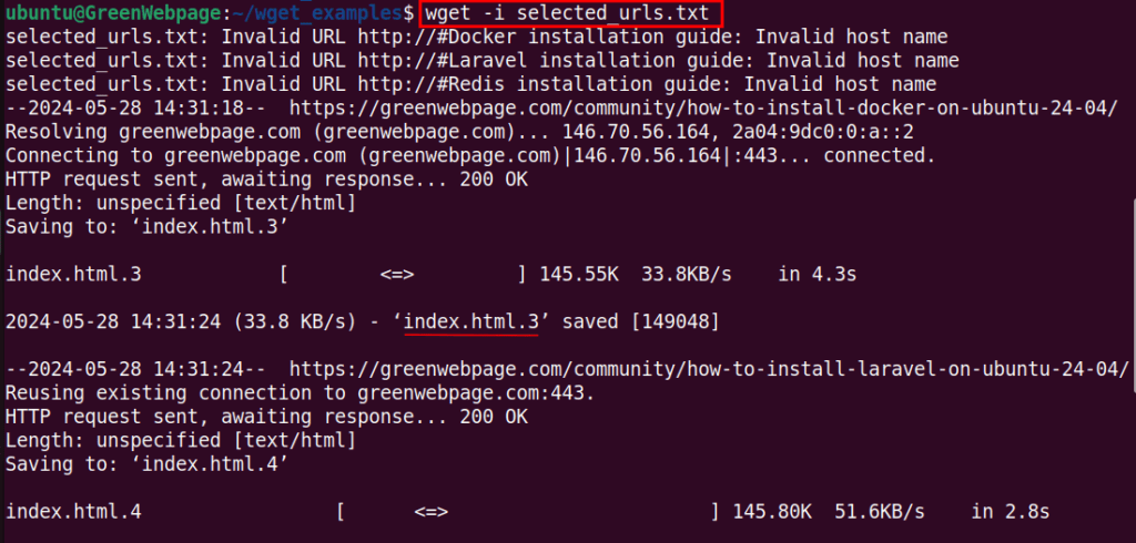 Wget Command In Linux With Examples Greenwebpage Community