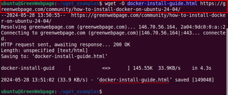 Wget Command in Linux with Examples - Greenwebpage Community