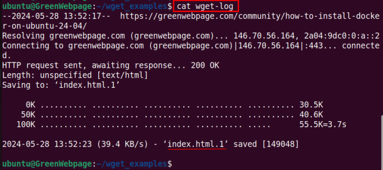 Wget Command in Linux with Examples - Greenwebpage Community