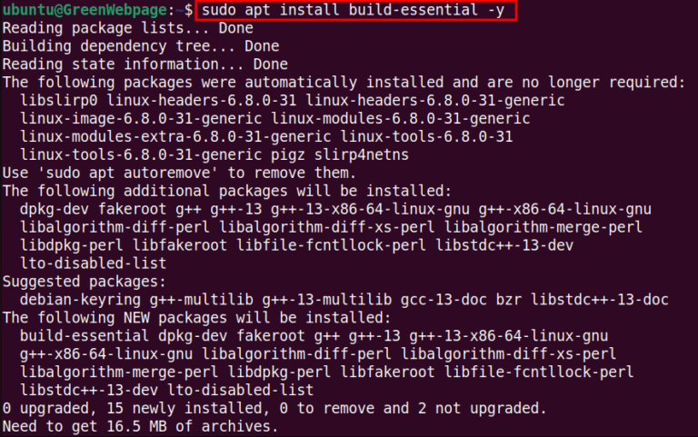 How to Install GCC Compiler on Linux - Greenwebpage Community
