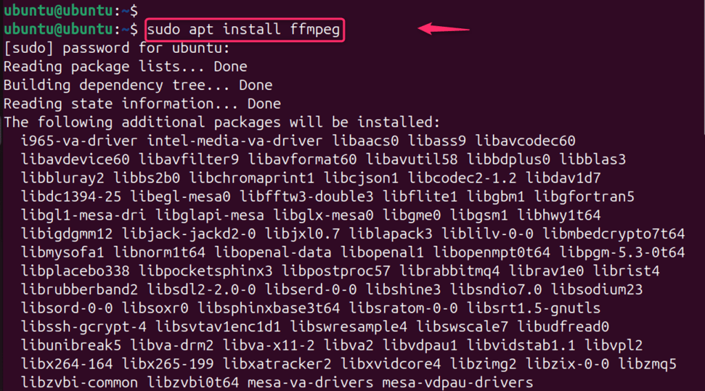 How To Install Ffmpeg On Ubuntu 2404 Top 4 Methods