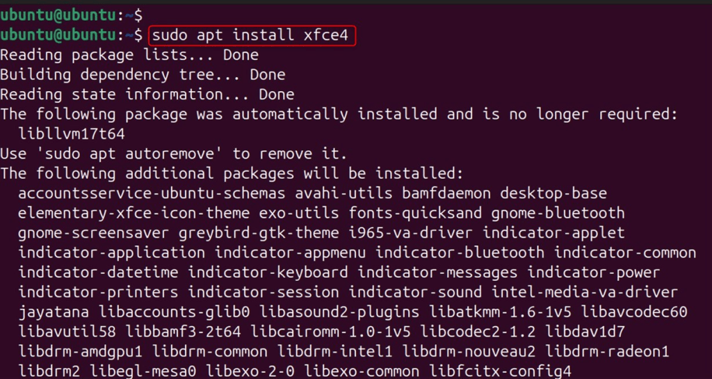 How to Install XFCE Desktop on Ubuntu 24.04