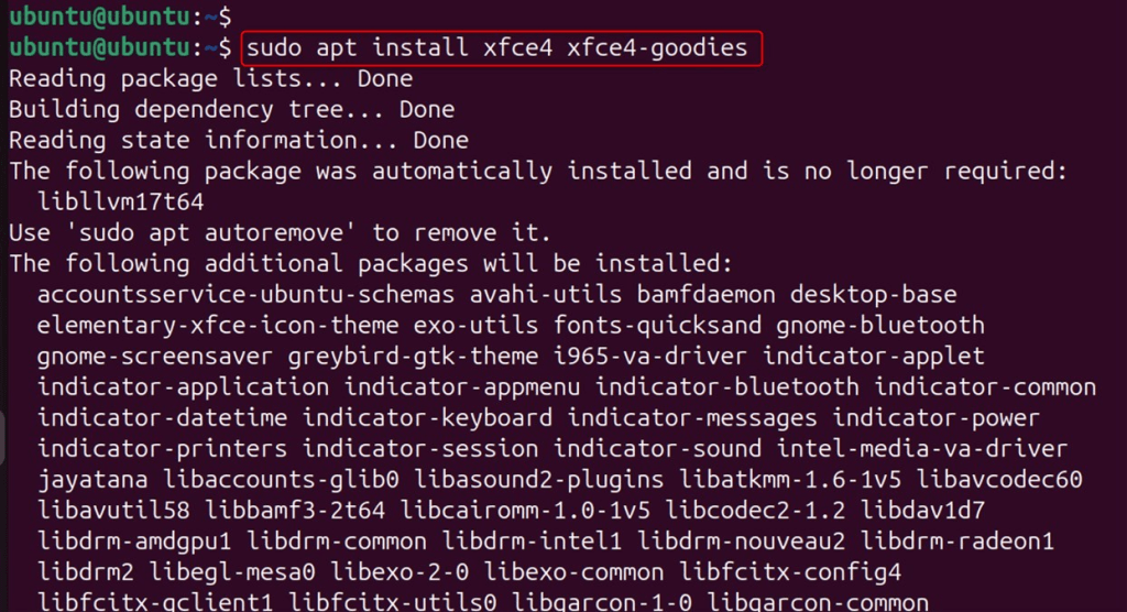 How to Install XFCE Desktop on Ubuntu 24.04