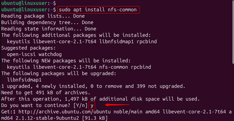 How To Install Nfs Server And Client On Ubuntu 2404