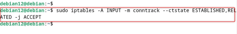 How To Install And Configure Iptables On Debian 12