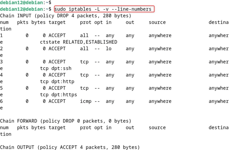 How To Install And Configure Iptables On Debian 12