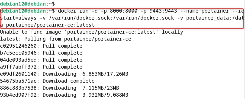 How to Install Portainer Docker UI Web Interface on Debian 12