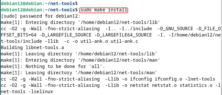How to Install ifconfig on Debian 12: 4 Possible Methods