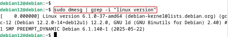 How to Check the Kernel Version in Debian 12 - Greenwebpage Community