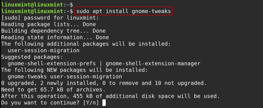 How to Install Gnome Desktop on Linux Mint 22 - Greenwebpage Community