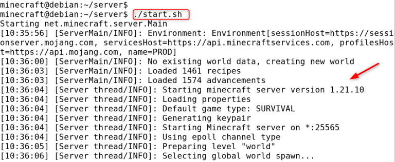 Install and Configure Minecraft Server on Debian 13 - Step by Step