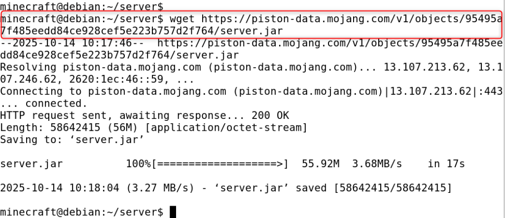 Install and Configure Minecraft Server on Debian 13 - Step by Step