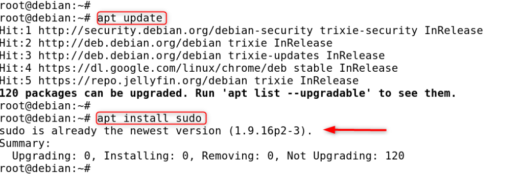 How to Fix “sudo: command not found” on Debian 13 - Greenwebpage Community